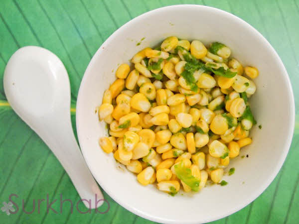 Spicy Sweet Corn | Green Sweet corn | Sweet Corn Sandal