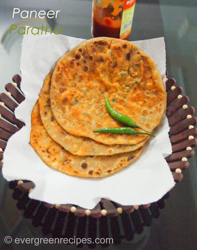 Paneer Paratha Recipe With Step By Step Pictures