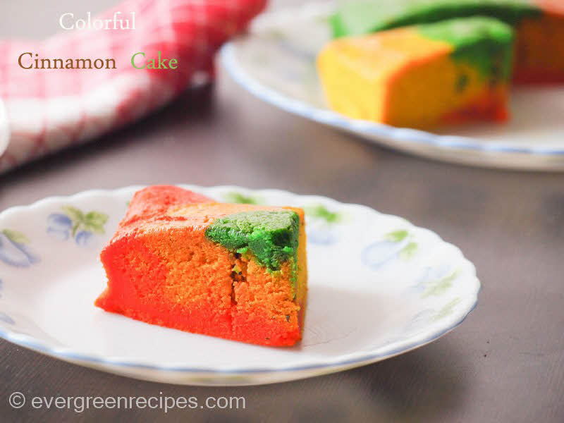 Colourful Cinnamon Cake